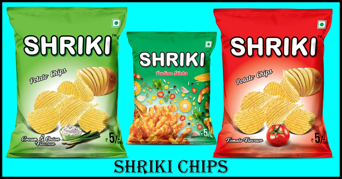 Shriki Chips | Dinga Noodles | Kushal Foods India | by Srinath S | Medium