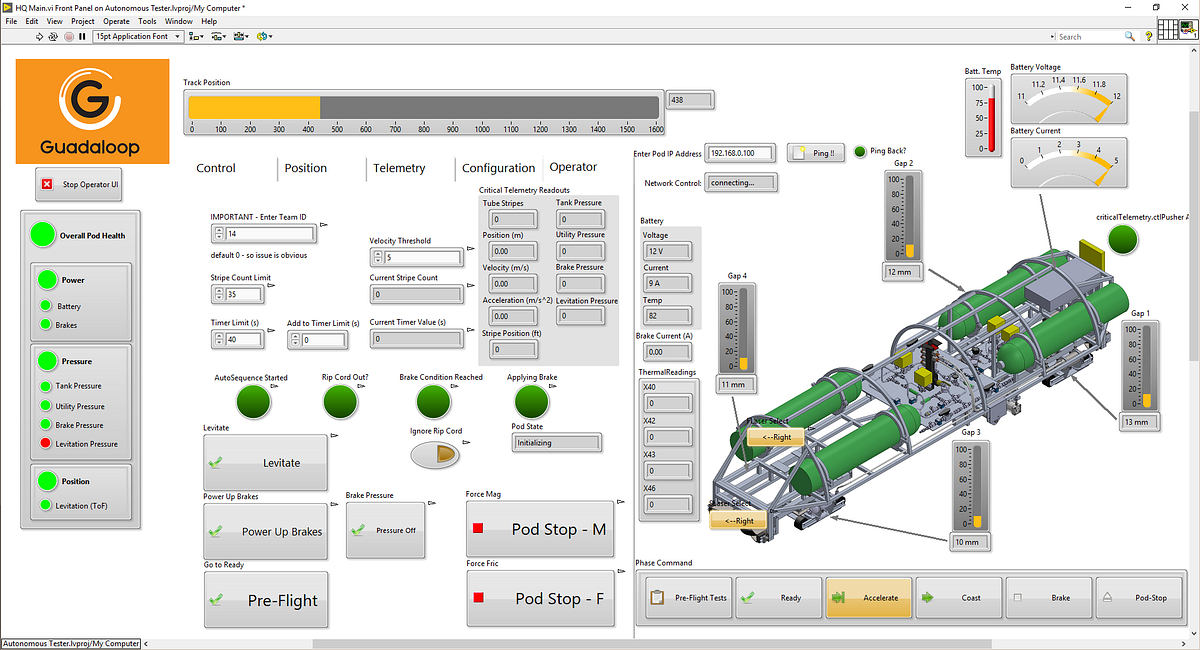Hyperloop Code — an Adventure in LabVIEW | by Ben James | Medium