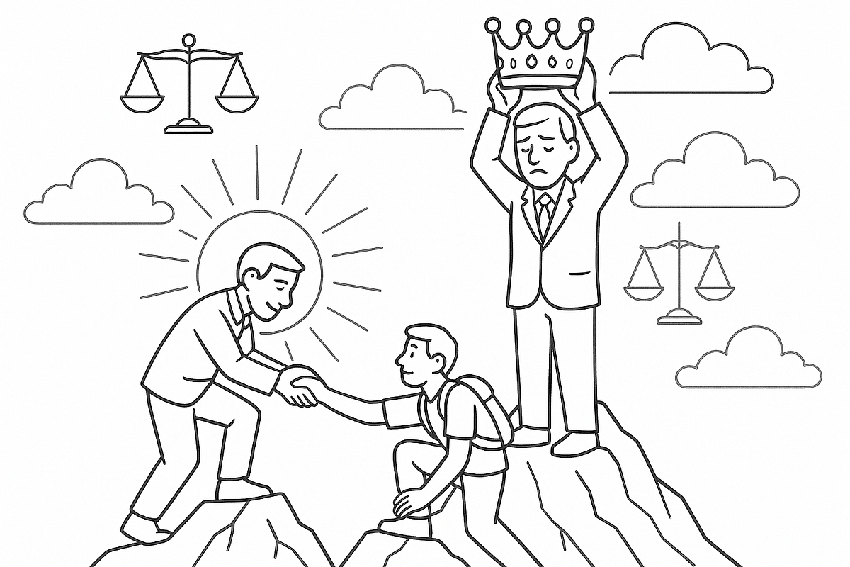 The Weight of the Crown-Serving vs. Standing Over | by Emmanuel James ...
