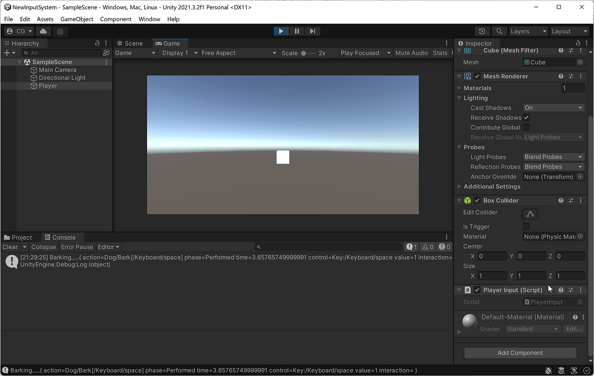 Scripting Actions New Unity Input System By Chad Gutterman Medium 0766