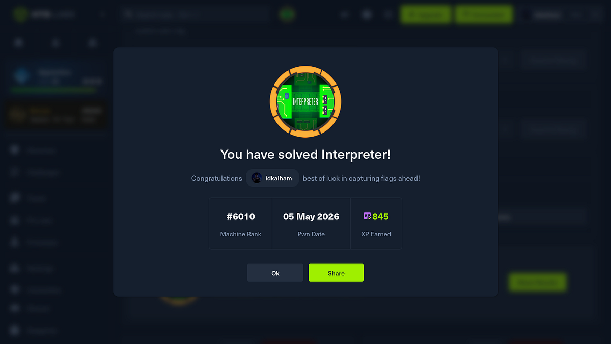 Interpreter HTB — HackTheBox Walkthrough | By Alham Rizvi | by Alham ...