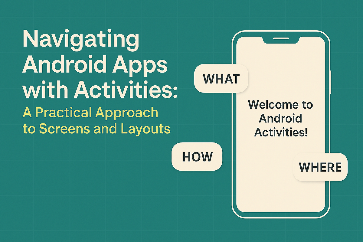 Navigating Android Apps with Activities: A Practical Approach to Screens and Layouts | by Dhivya ...