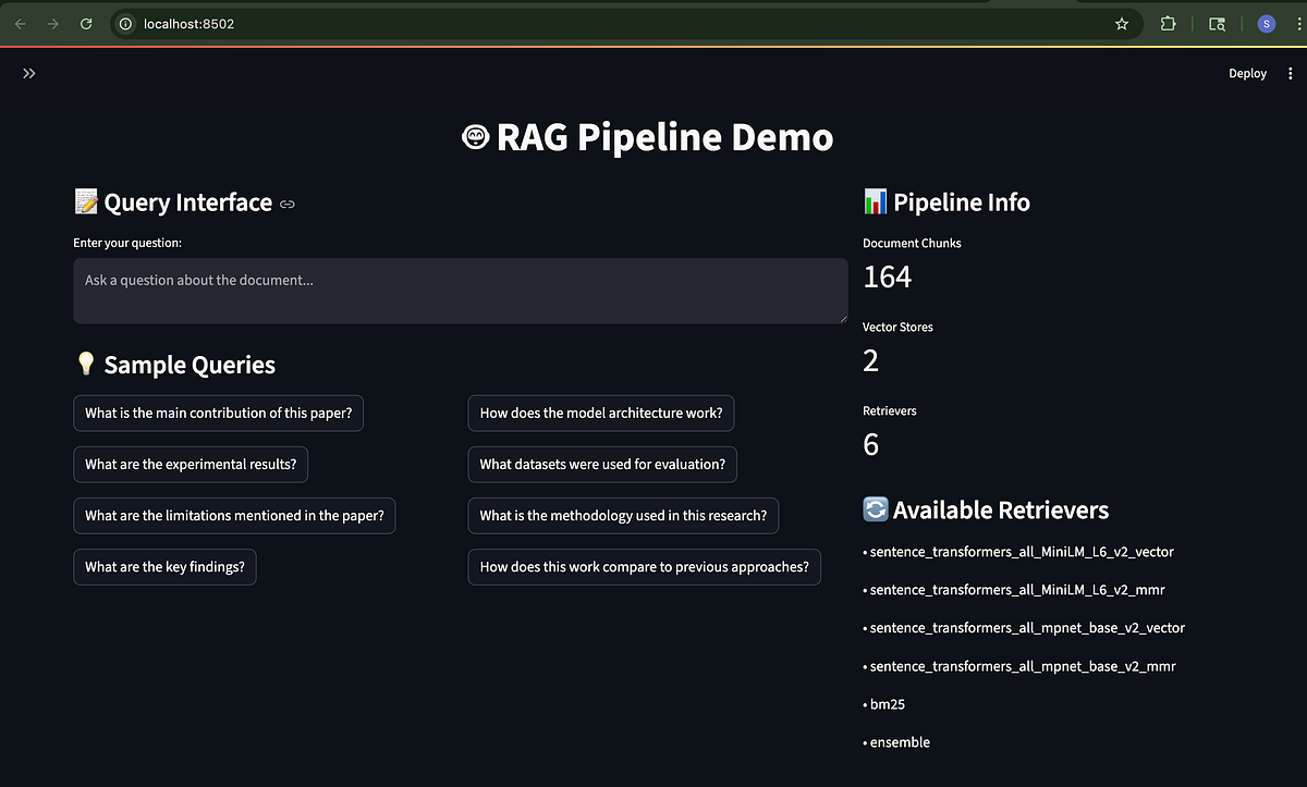 Building an Advanced RAG Pipeline for Research Paper Q&A: A Complete ...