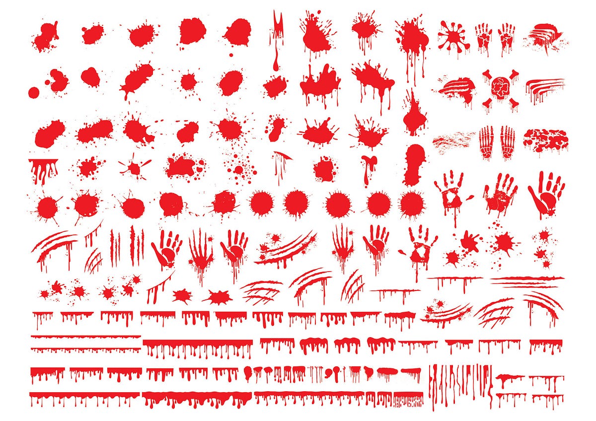 150 Blood Drips SVG PNG Mega Bundle, Dripping Blood SVG, Blood svg ...