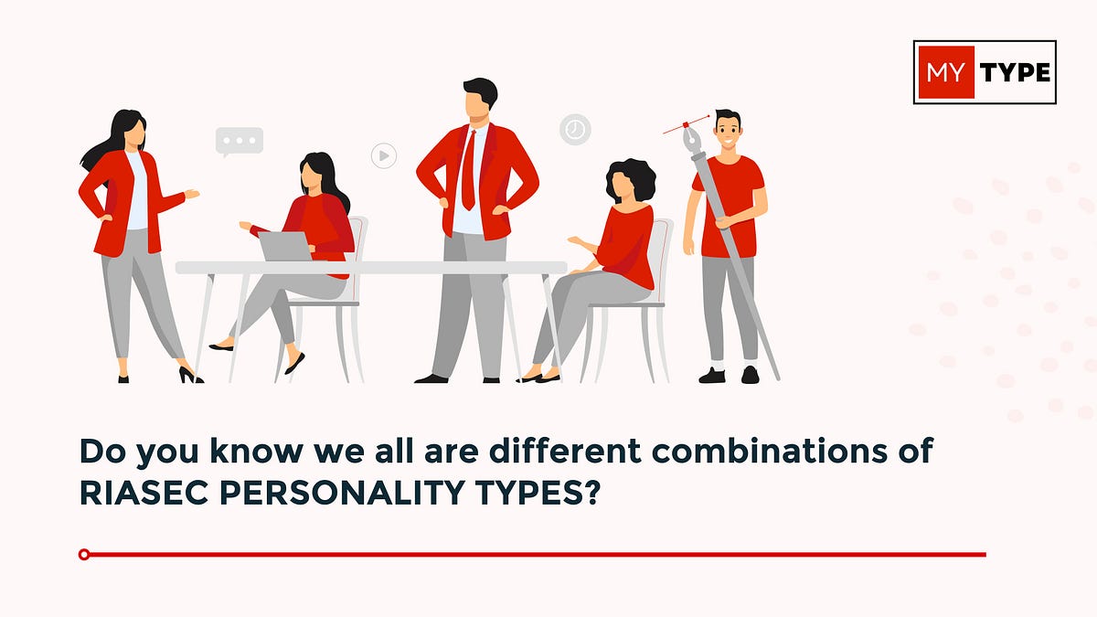 Do you know we all are different combinations of RIASEC PERSONALITY ...