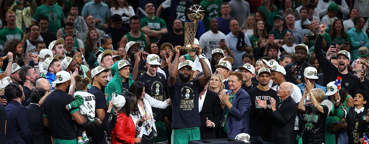 The Boston Celtics Raise Banner 18 | by Ray on Roundball | Medium