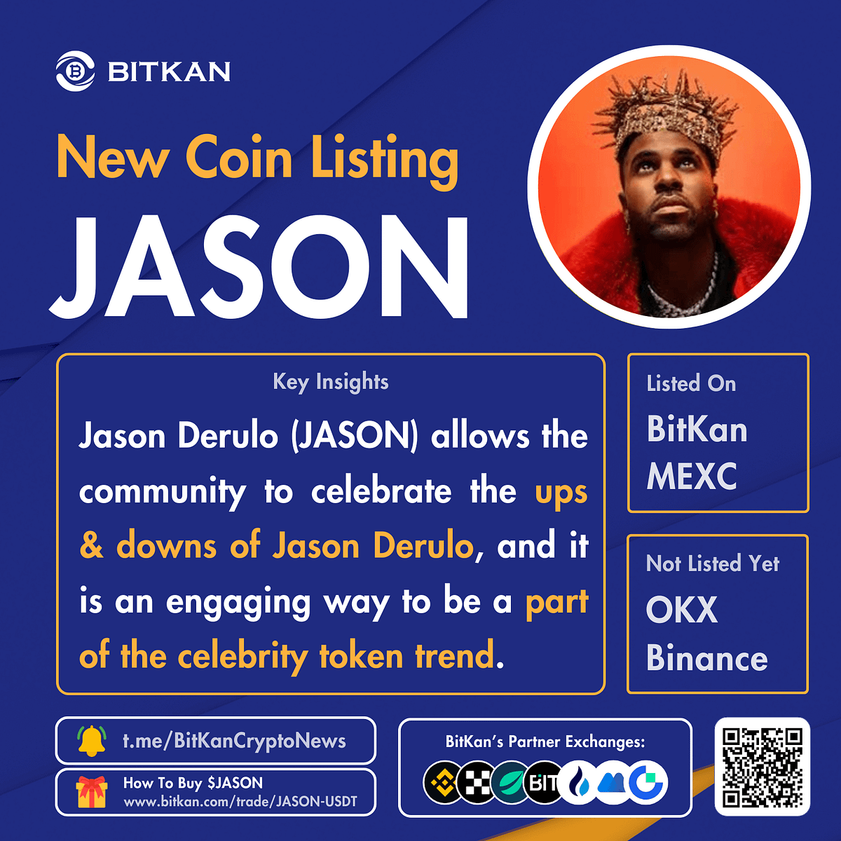 How To Buy Jason Derulo (JASON) — BitKan Crypto Broker Exchange | by ...