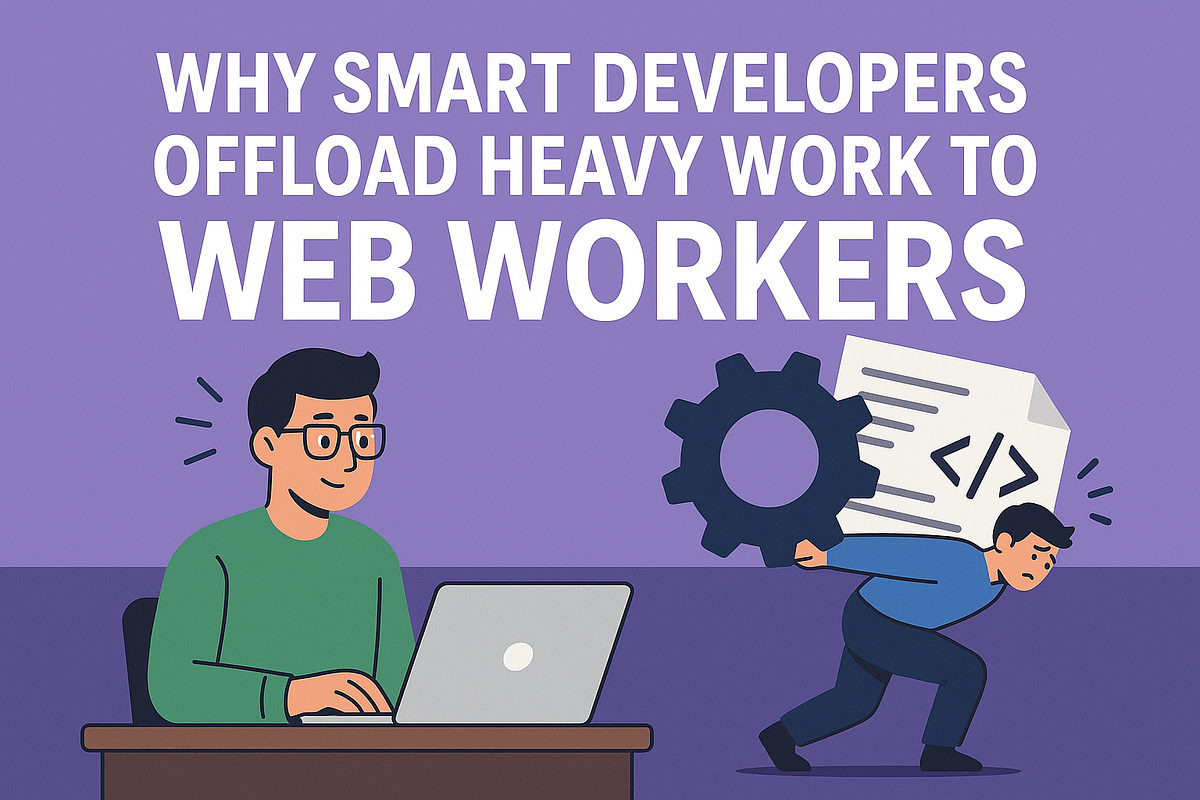 Stop Freezing Your UI: Why Smart Developers Offload Heavy Work to Web Workers | by Ritik | Sep ...
