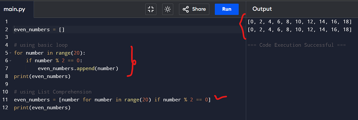 🚫 Stop Writing Python Code Like a Beginner: Embrace List Comprehensions Instead | by Meena ...
