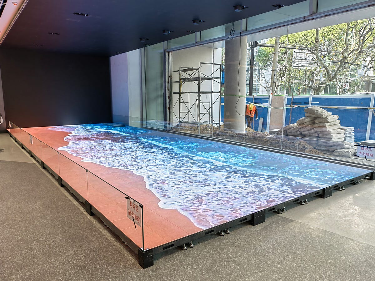P3.91 interactive LED floor screen from XYGLED - Jerry Liang - Medium
