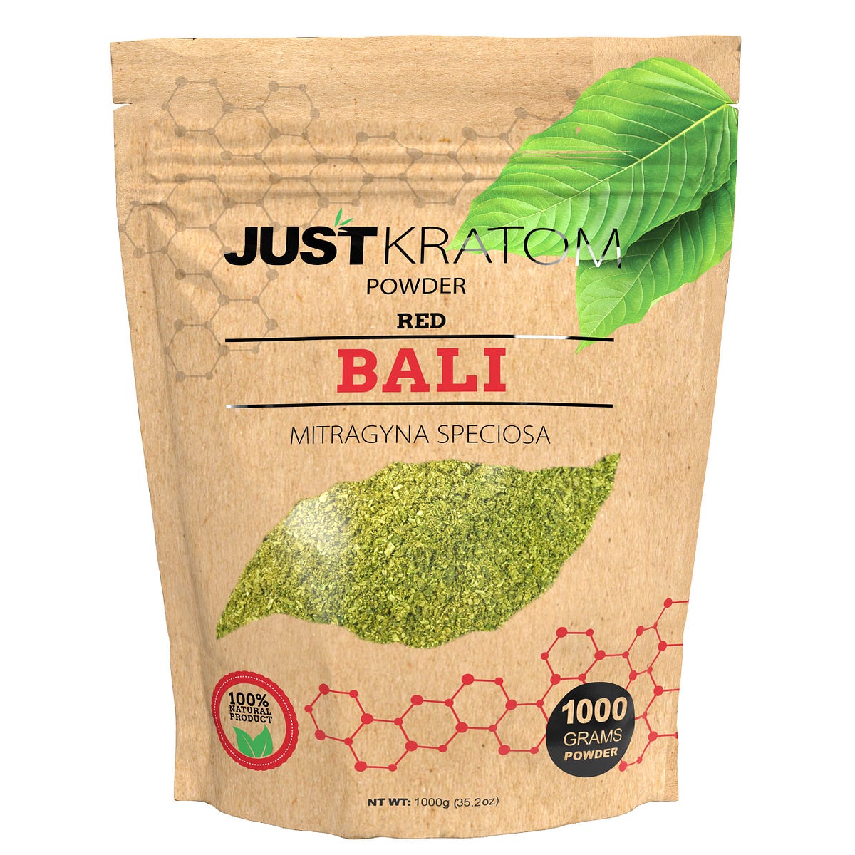 Red Bali Kratom Powder - Justkratomstore - Medium