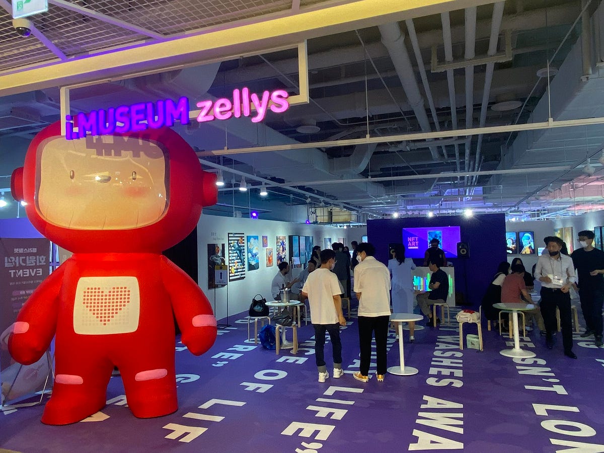 NFT Art Gallery ‘i.MUSEUM’ with zellys in Hongdae, S.Korea | by ...
