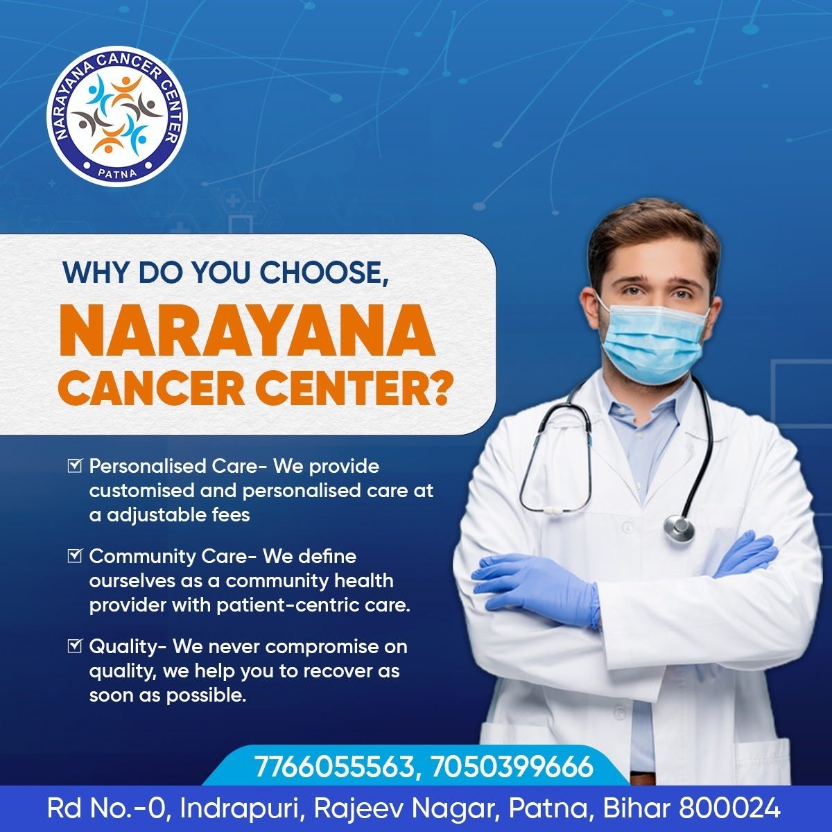 Comprehensive Cancer Treatment Center in Patna @ Narayana Cancer Centre ...