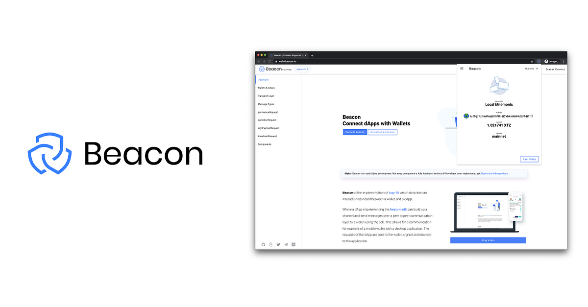 Beacon Extension & SDK Release. Beacon allows you to seamlessly… | by Pascal Brun | AirGap | Medium