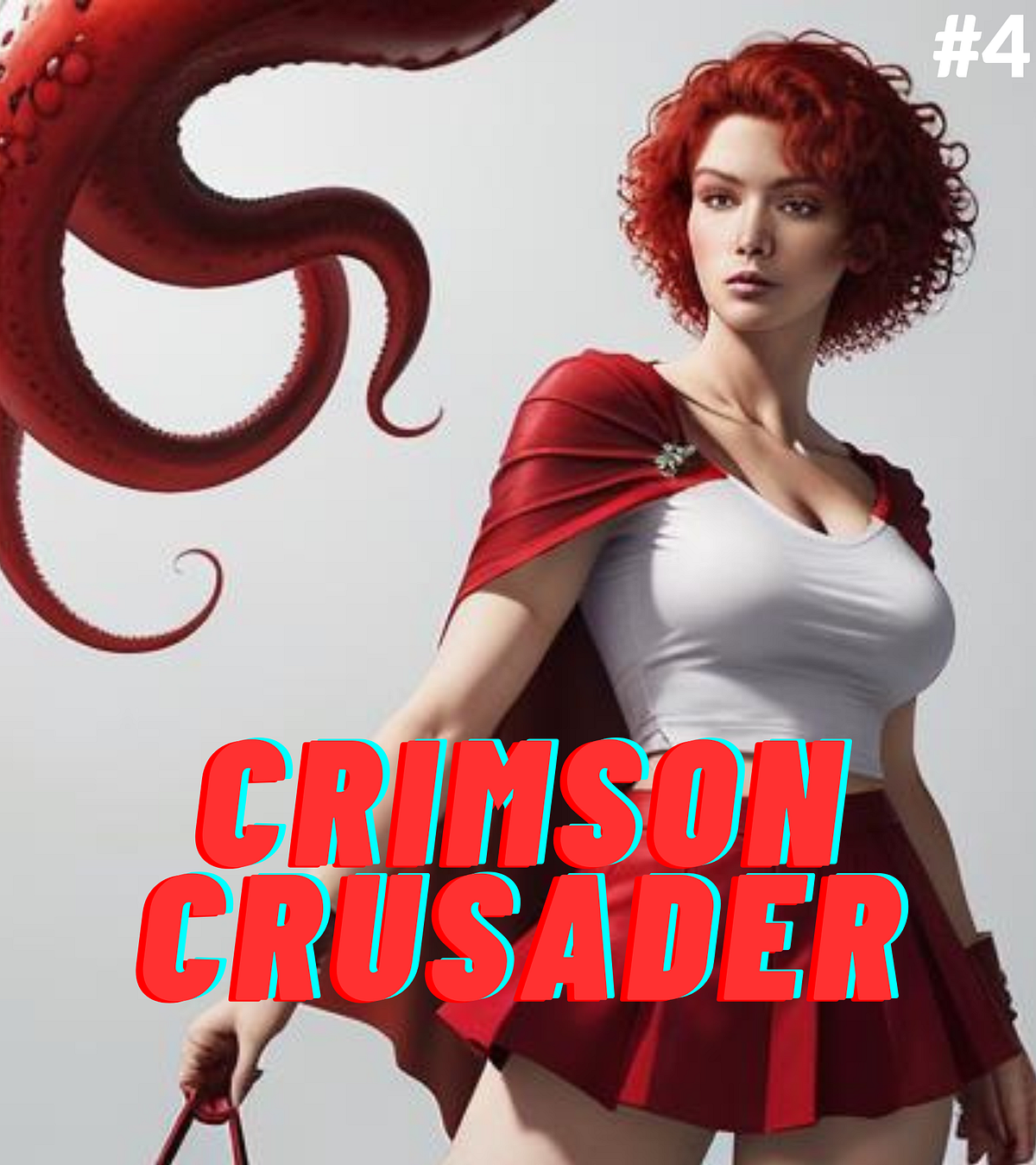 The Crimson Crusader #4. In this episode, our redhaired beauty… | by ...