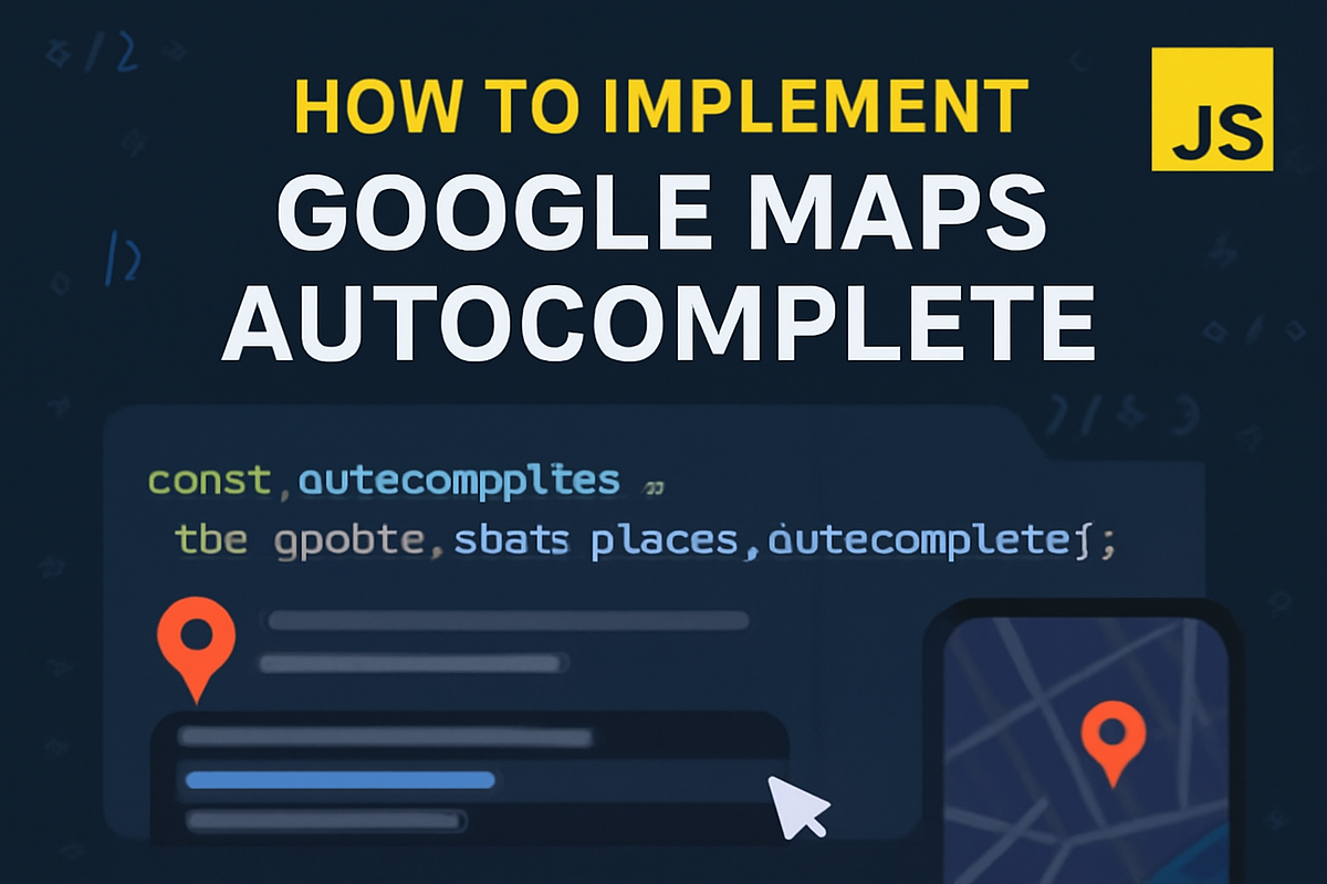Google Maps Autocomplete Integration in Frontend Frameworks | by Jyotikant | Medium