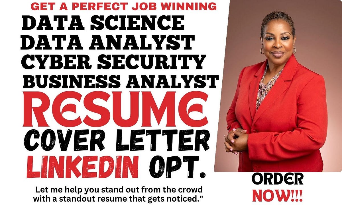 I will write resume for data science, data analyst, business analyst ...
