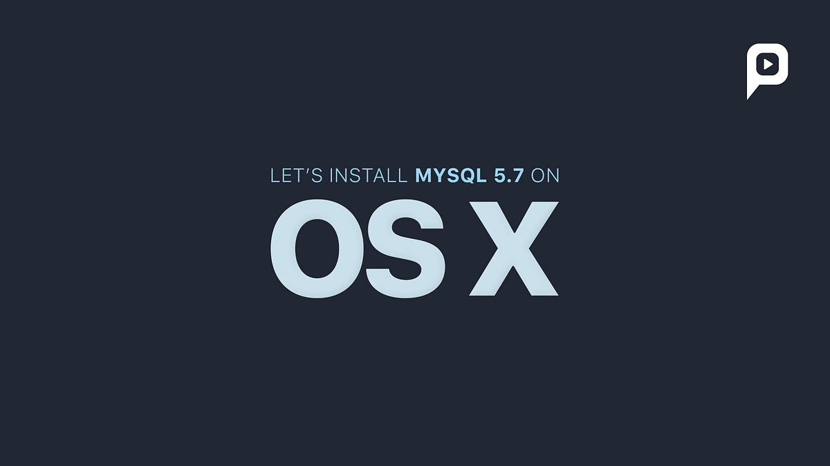 Let’s Install MySQL 5.7 on OS X. In this tutorial, I will show you how ...