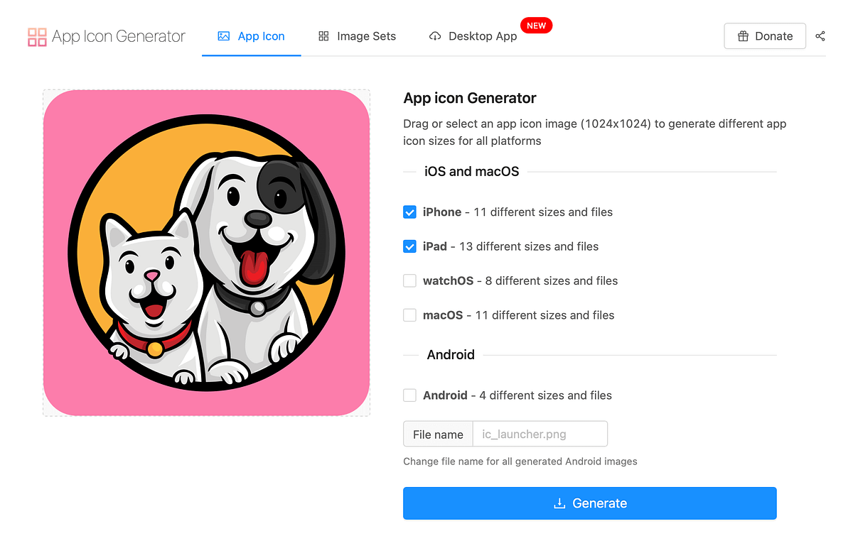 #1 iOS App Icon 製作工具推薦. iOS App 在桌面顯示所用到的 Icon… | by Rose | 彼得潘的 Swift iOS / Flutter App 開發教室 ...