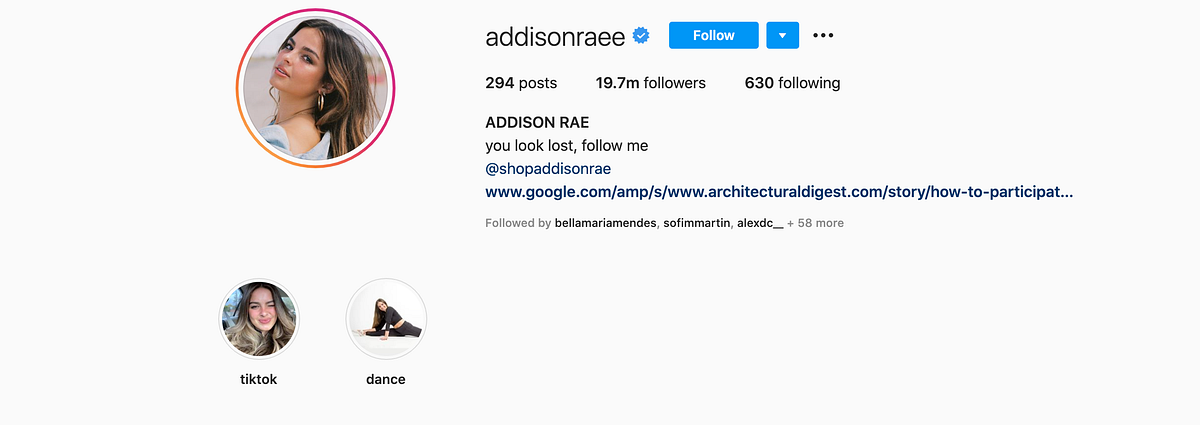 Addison Rae and Loreal Paris Partner together on Instagram | by ...