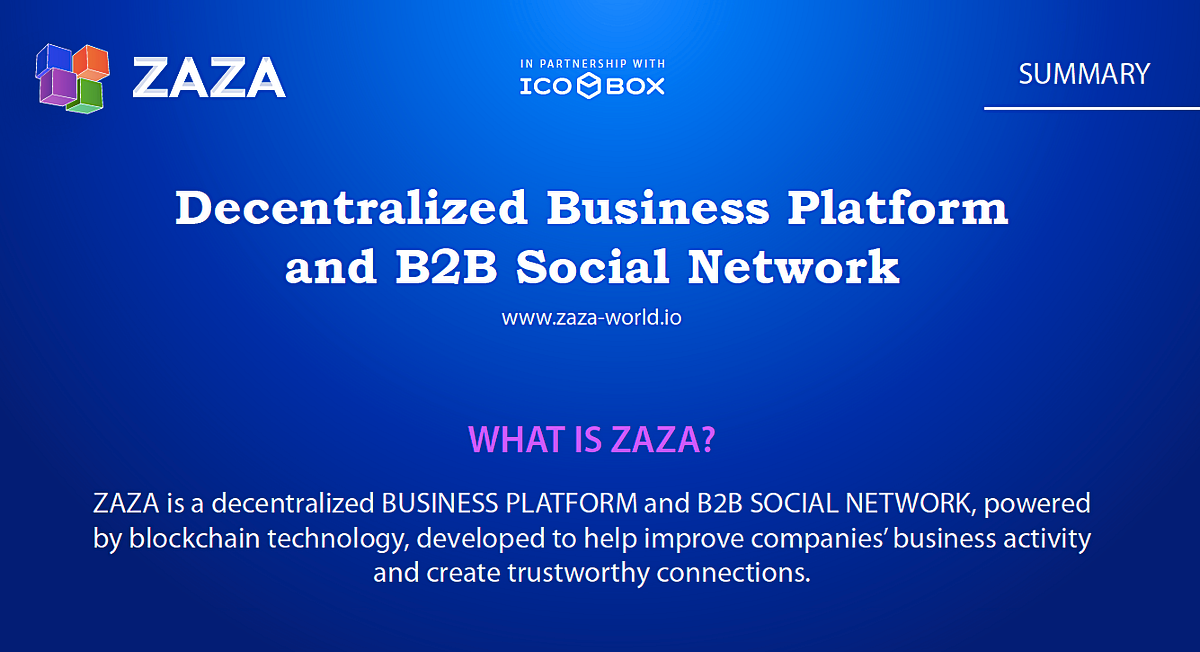Describing ZAZA in few words -> The future of B2B industry! | by ZAZA ...