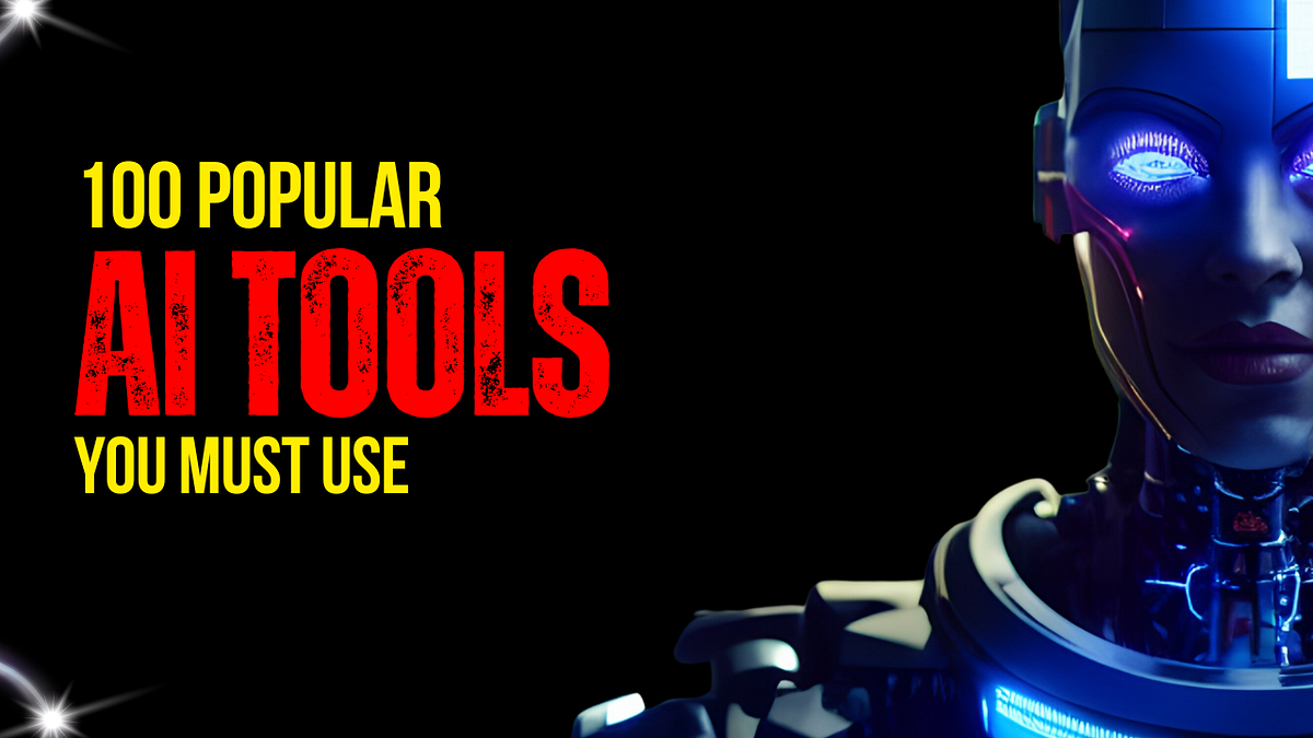 100 Popular AI Tools You Must Use in 2024! | by Webjinnee | 𝐀𝐈 𝐦𝐨𝐧𝐤𝐬.𝐢𝐨 ...