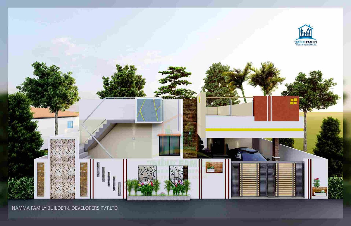 Village Single Floor Home Front Design: Ideas and Tips | by ...