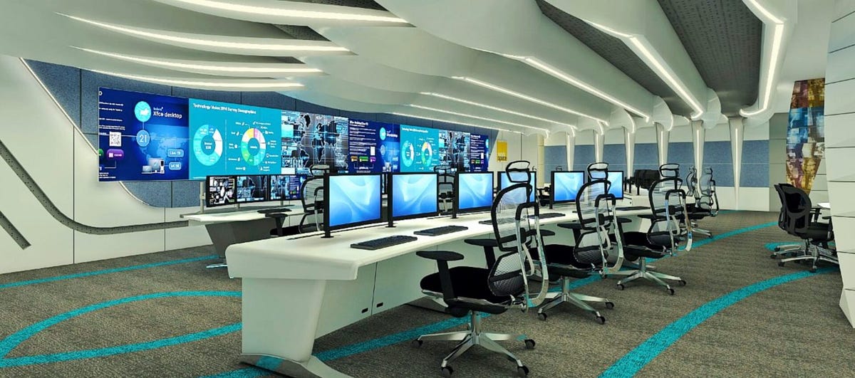 Industrial Control Room Console Furniture | PWS - Pyrotech Workspace ...