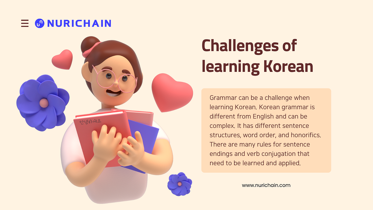 Challenges of learning Korean - NURICHAIN - Medium