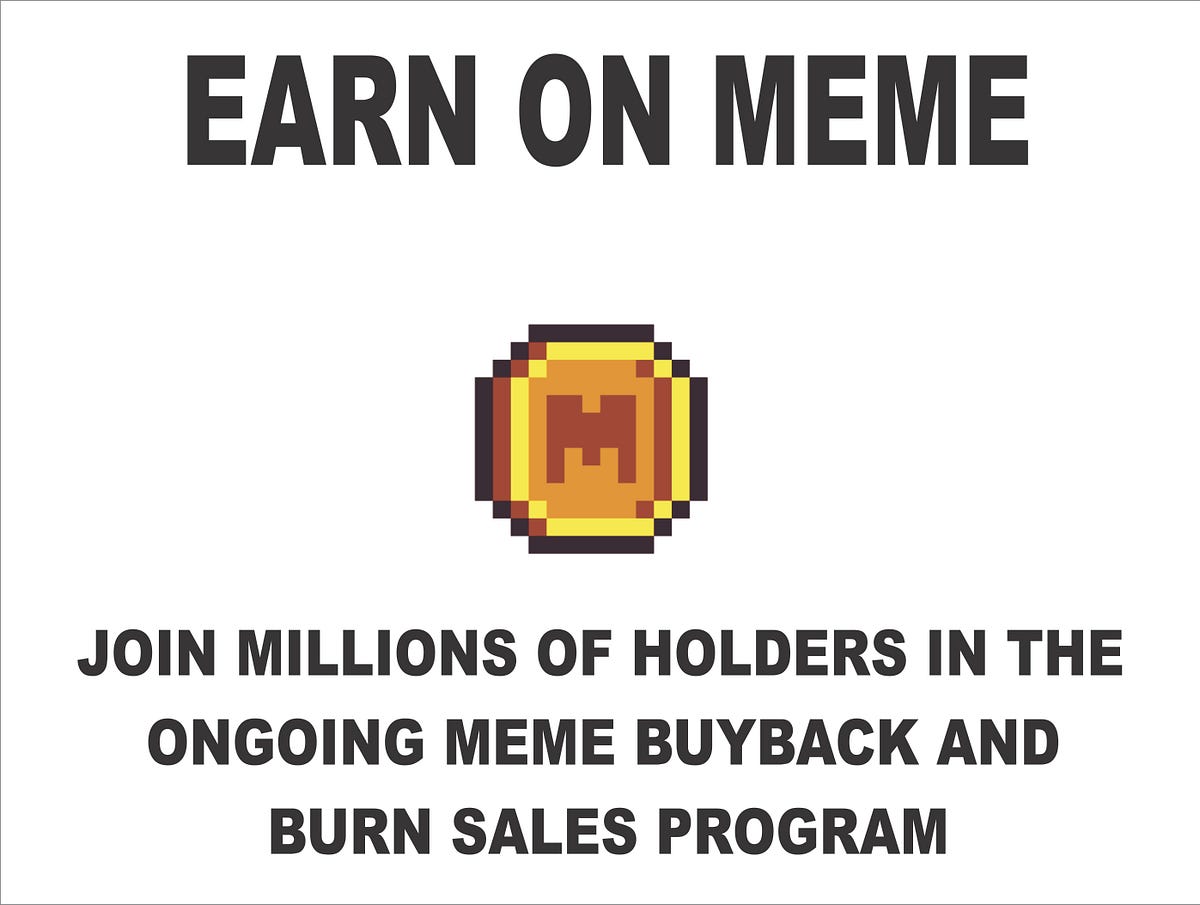 MEME BUYBACK AND BURN SALES PROGRAM | by MEMECOIN | Medium