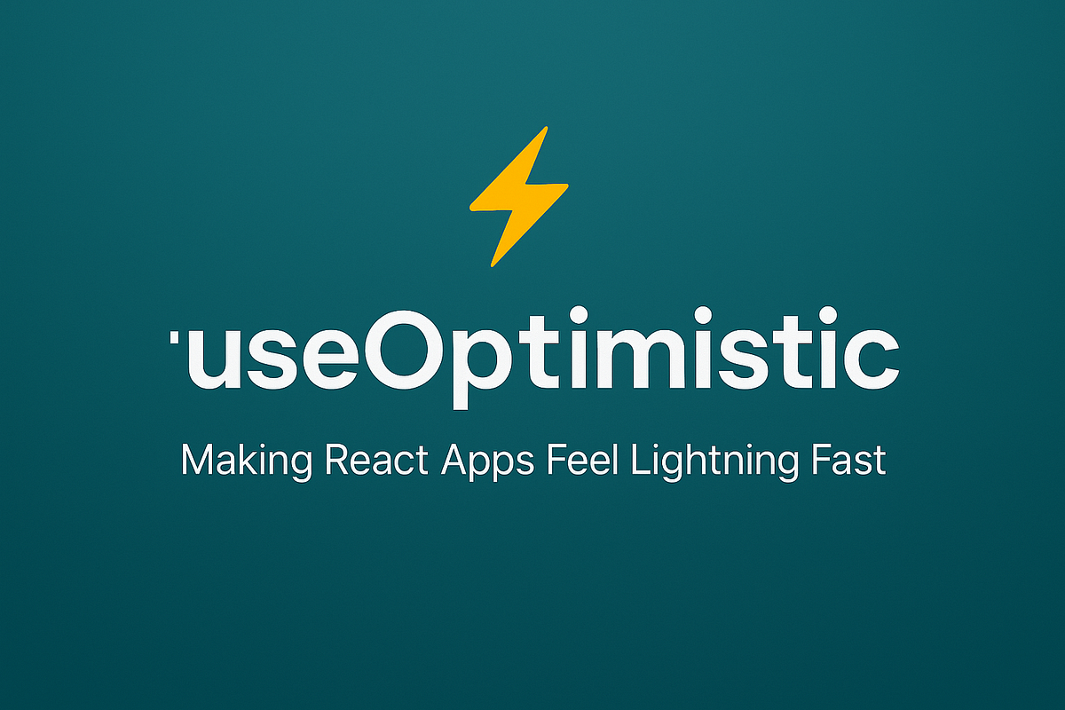 useOptimistic: Making React Apps Feel Lightning Fast (React 19 Feature) | by Nilupul Perera ...
