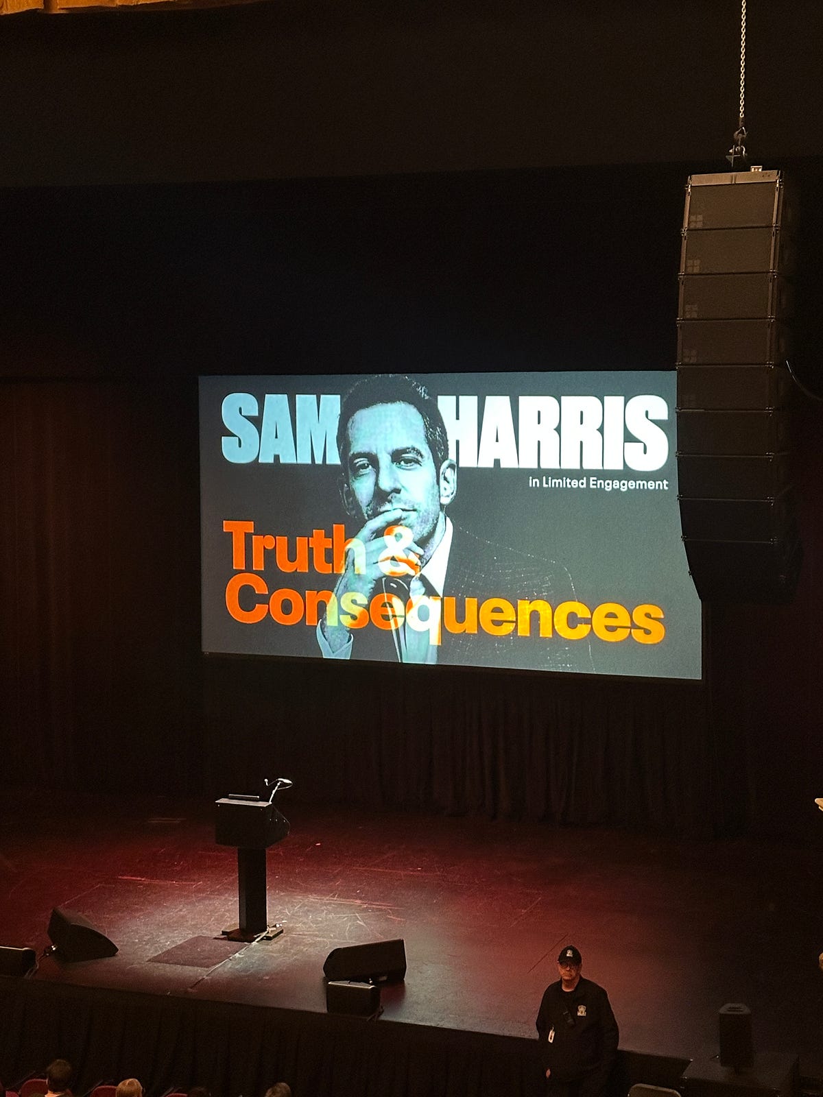 I Went to a Sam Harris Concert in Boston | by Ian Cain | Medium