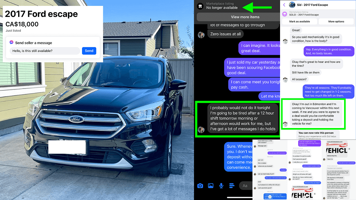 Last Week, I Sold My Car. Here Are 3 New Facebook Scams I Learned About ...