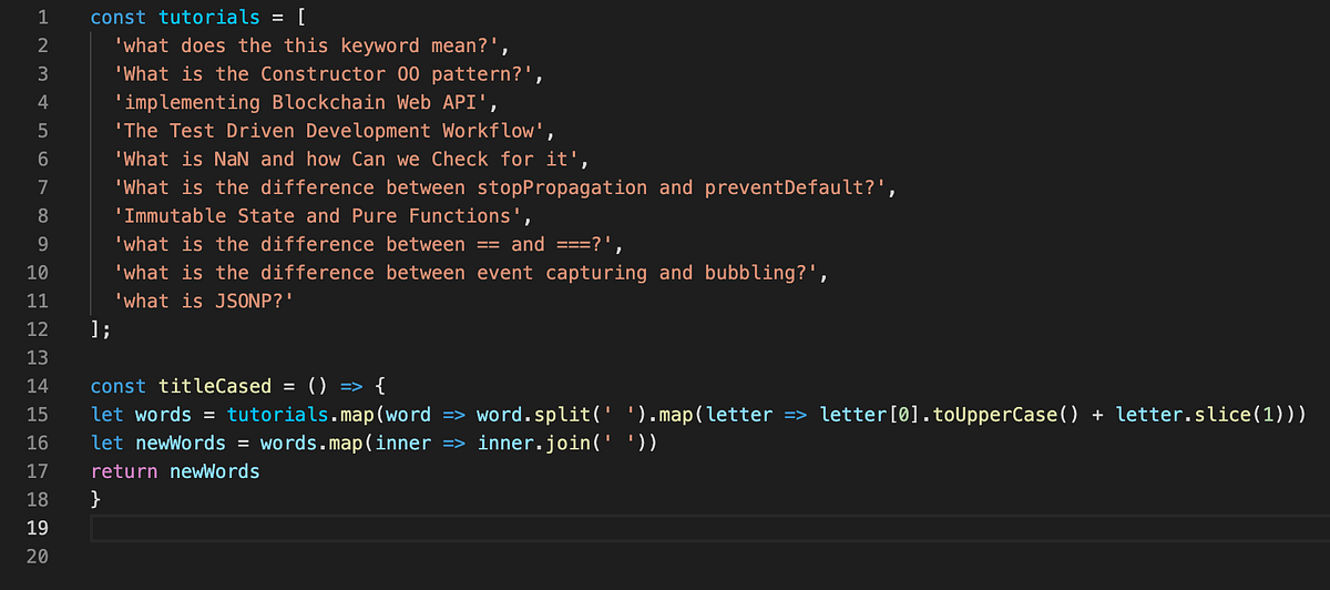 Phase 1 Blog — Array Iterator Methods Object Oriented Programming How 2799