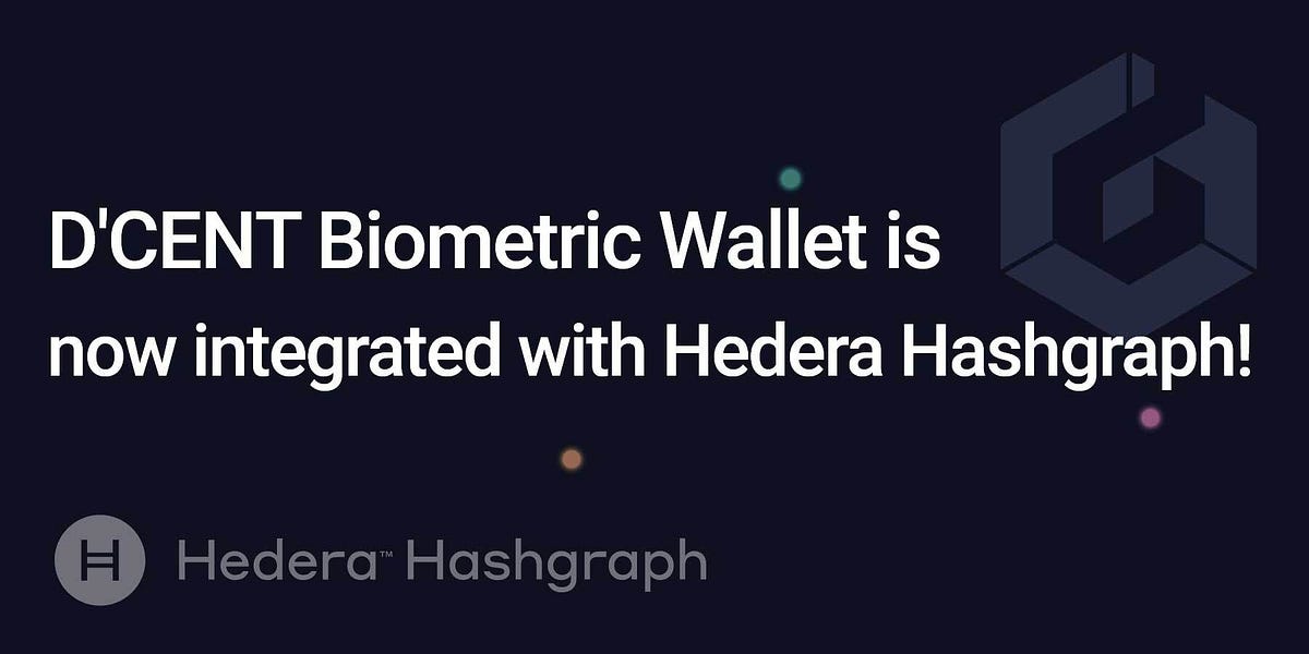 D’CENT Biometric Wallet is now integrated with Hedera Hashgraph! | by D ...
