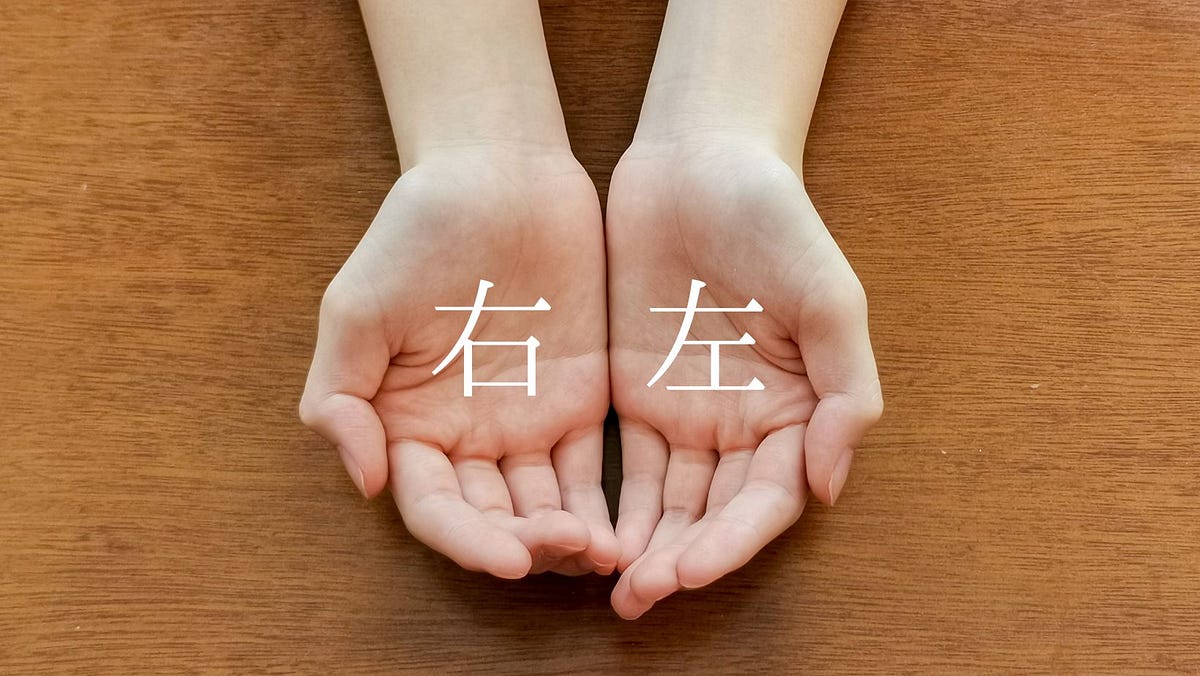 Deep dive into kanji “右左” (right left) | by Tatsuki Tsujii of ...