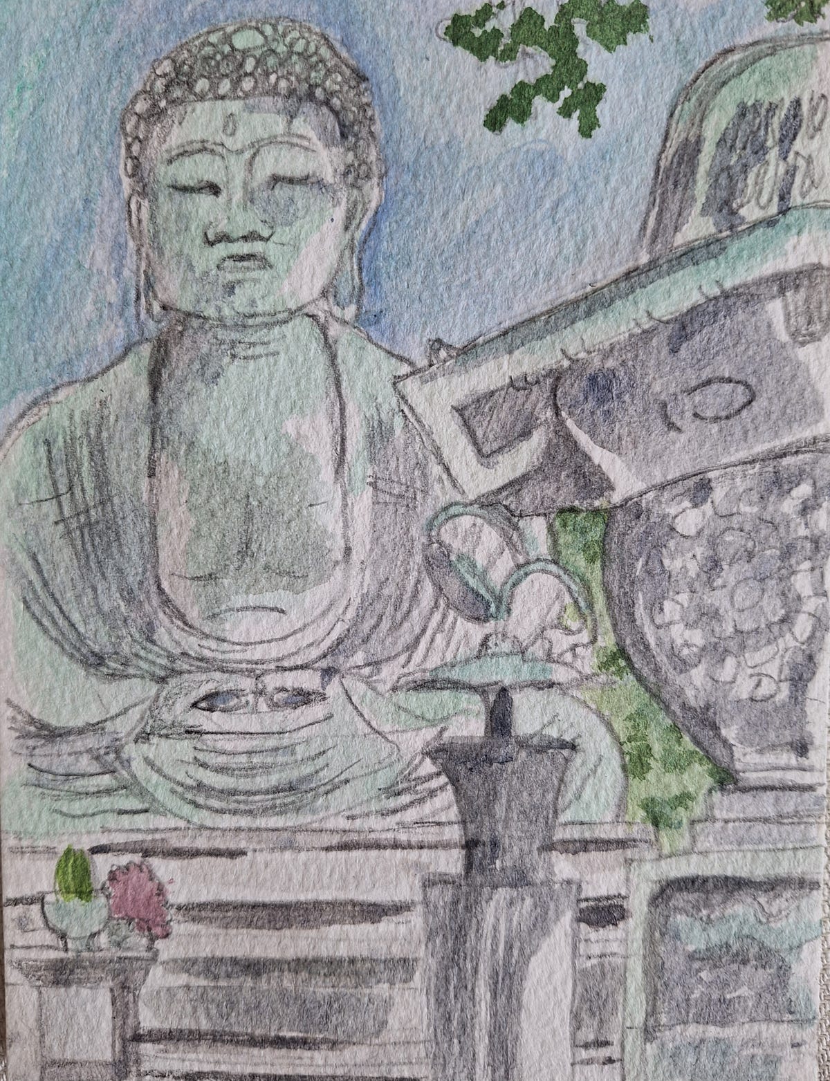 Encounter with an icon: Great Buddha | by Lisa Cunningham DeLauney ...