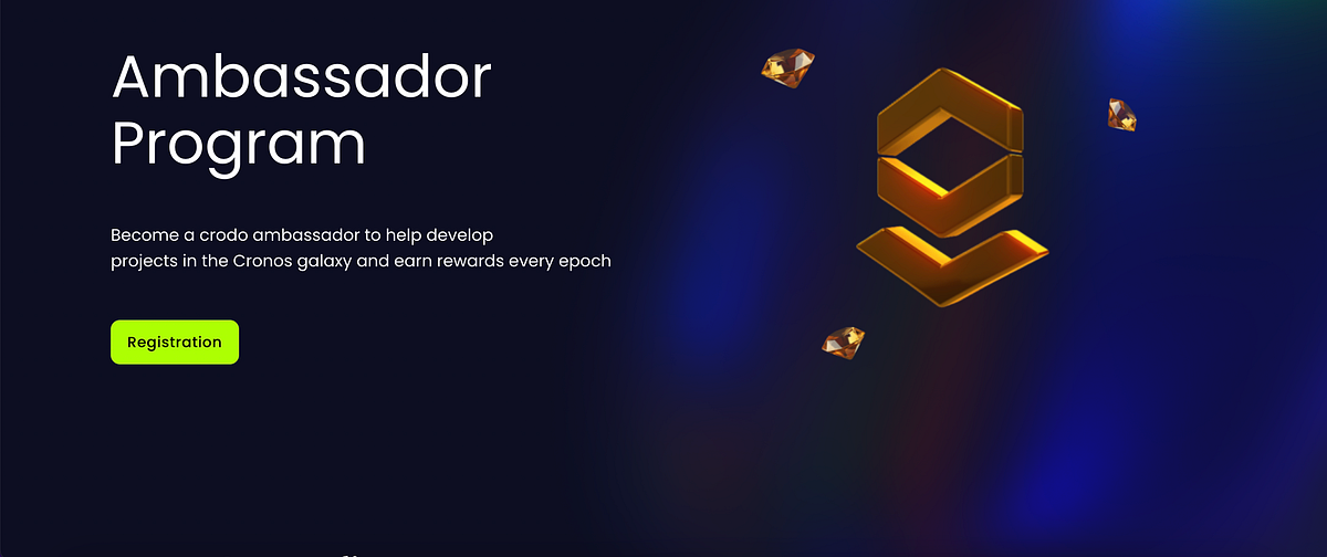 Ambassador Program. Become a Crodo Team Ambassador to help… | by Mwaters | Medium