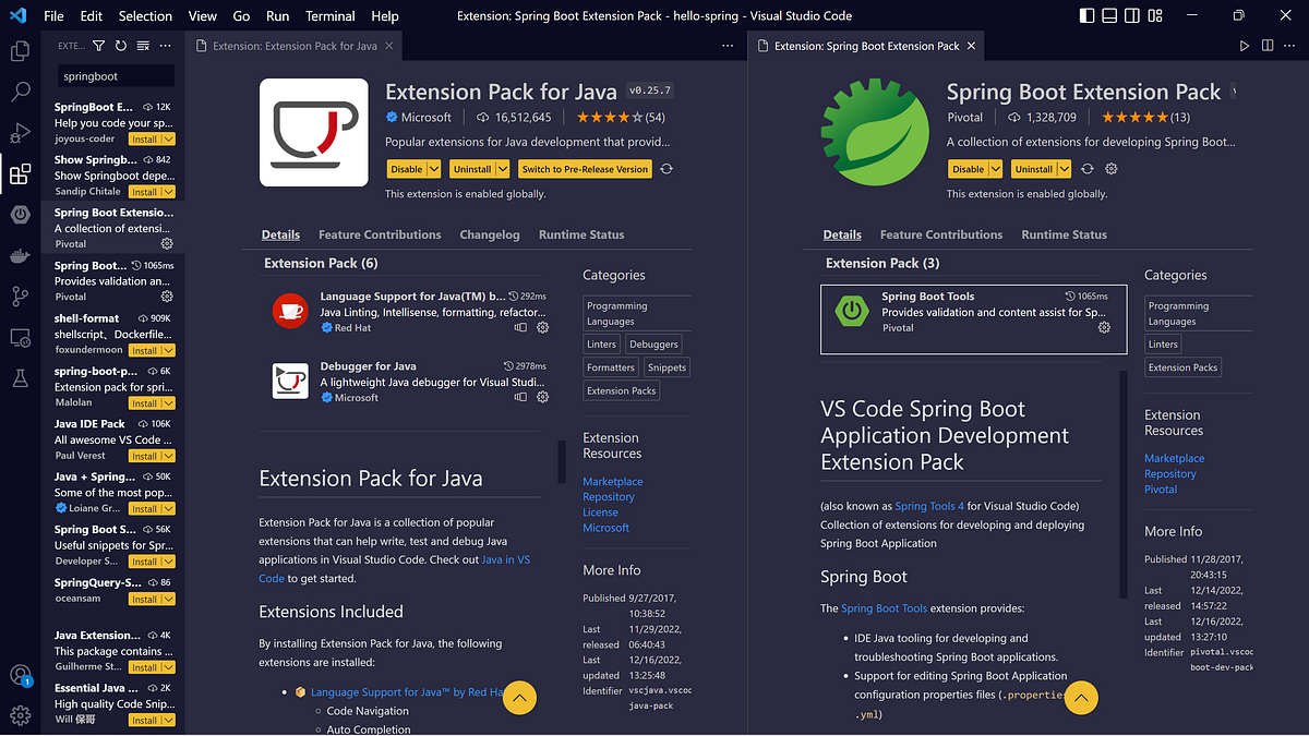 Spring Boot application created with VS Code and Spring Initializr | by ...