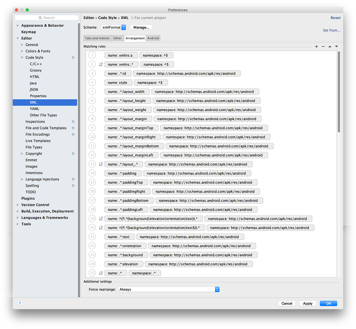 Formatting xml layout files for Android | by Vera Kern | Medium
