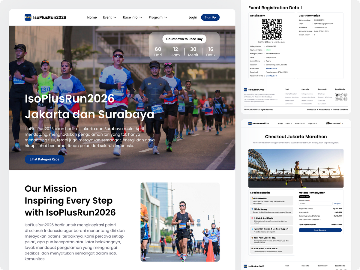 UX Case Study : IsoPlusRun 2026 Marathon | by Raffialdo Bayu Anggara ...