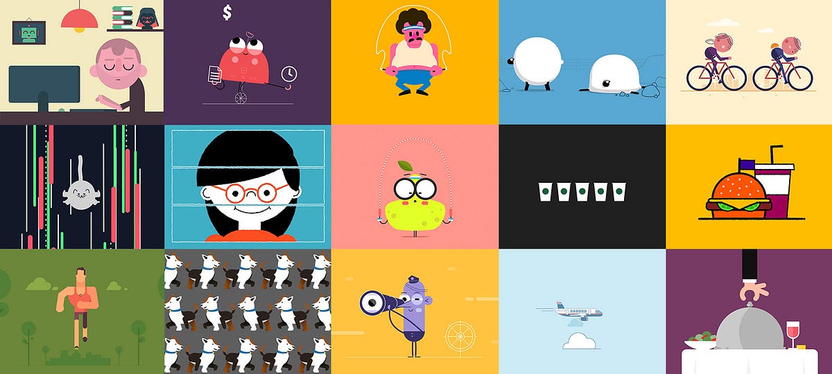 Looping GIFs №6 — Some of our favourite artists | by RoomCR6 | Medium