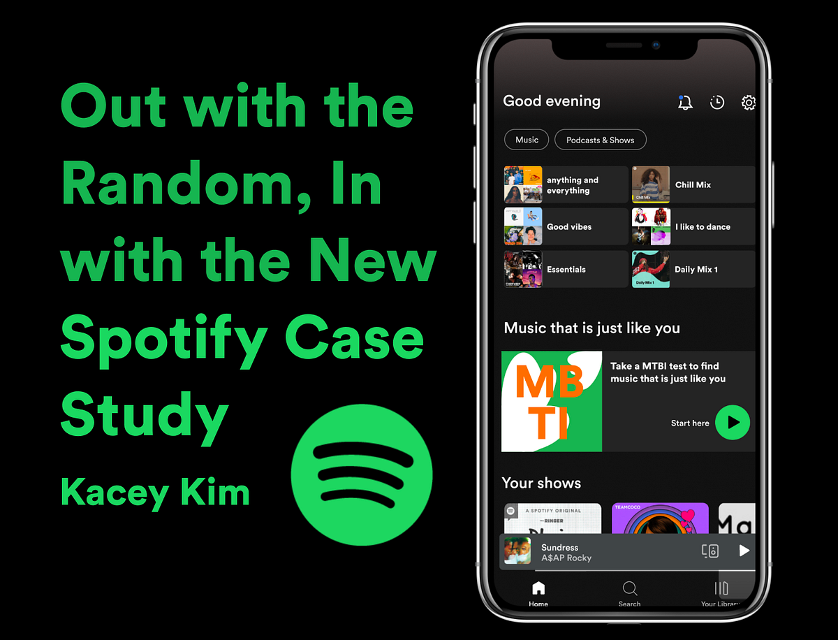Out With the Random, In With the New: Spotify Case Study | by Kacey Kim | Medium