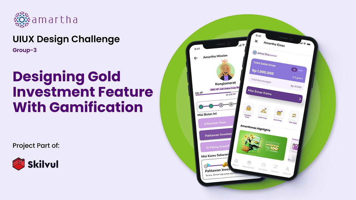 UI/UX Case Study — Designing Gold Investment Feature With Gamification ...
