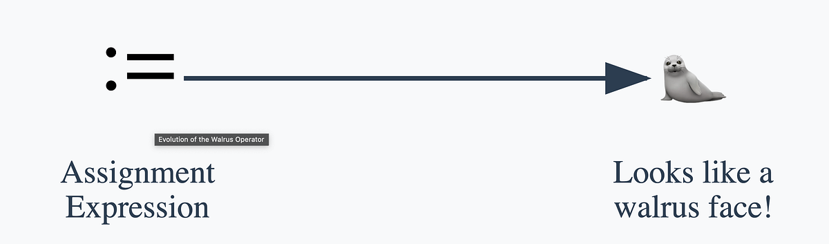 Meet the Walrus: Python’s Friendliest Operator 🦭 | by Hossen | Level Up Coding