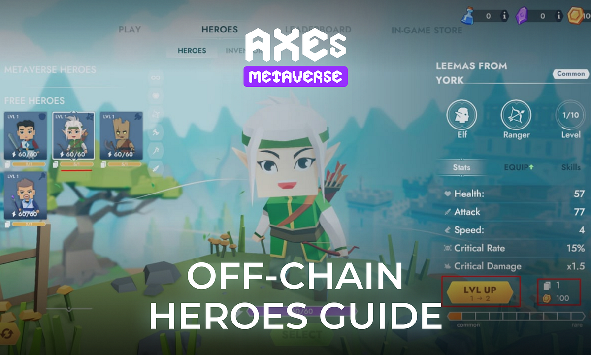 AXES OFF-CHAIN HEROES. There are two types of heroes in the… | by Axes ...