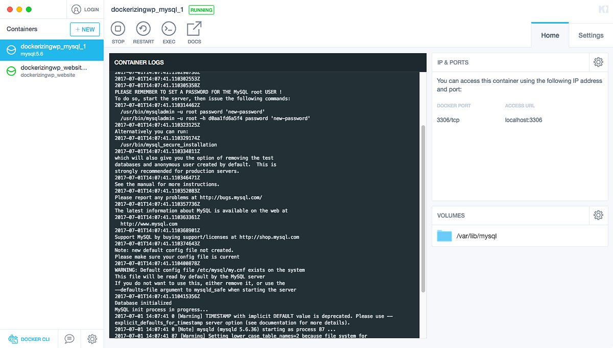 Getting Up and Running Quickly with Docker for local Development | by Dean Fields | Medium