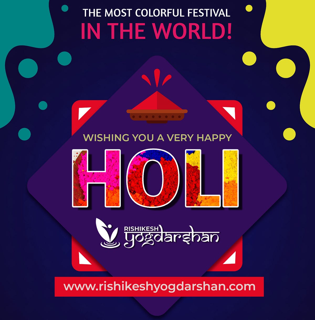 Happy Holi !. Wishing you and your family a very… | by Rishikesh Yog ...