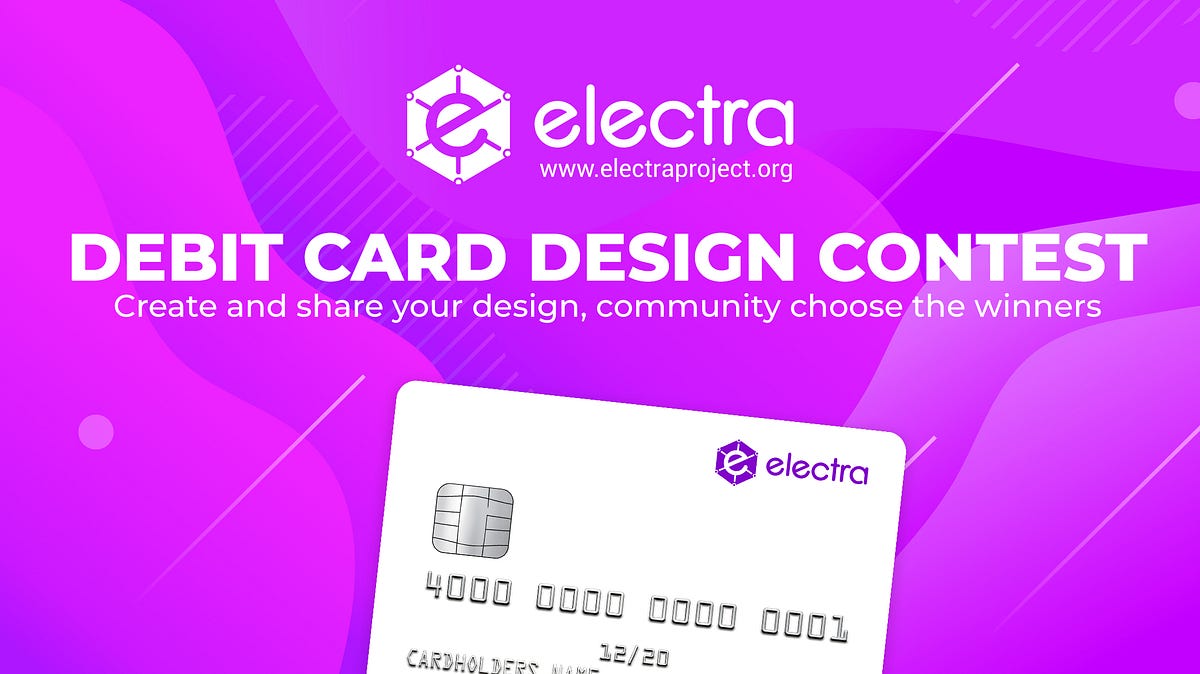 Electra Debit Card Design Contest | by Trippy | Medium