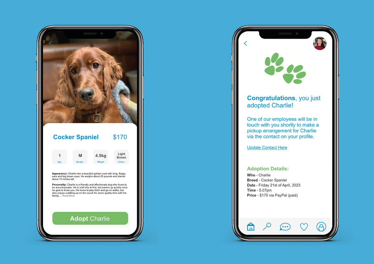 UX Design 2: A2 — RSPCA App Concepts | by Daniel Lind | Medium